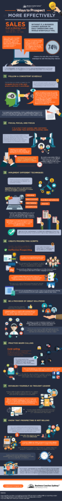 A Guide To Effective Prospecting - Infographic