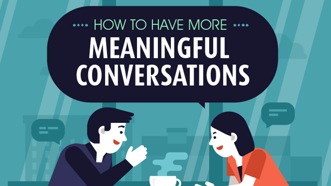 The Art of Having Meaningful Conversations - Infographic