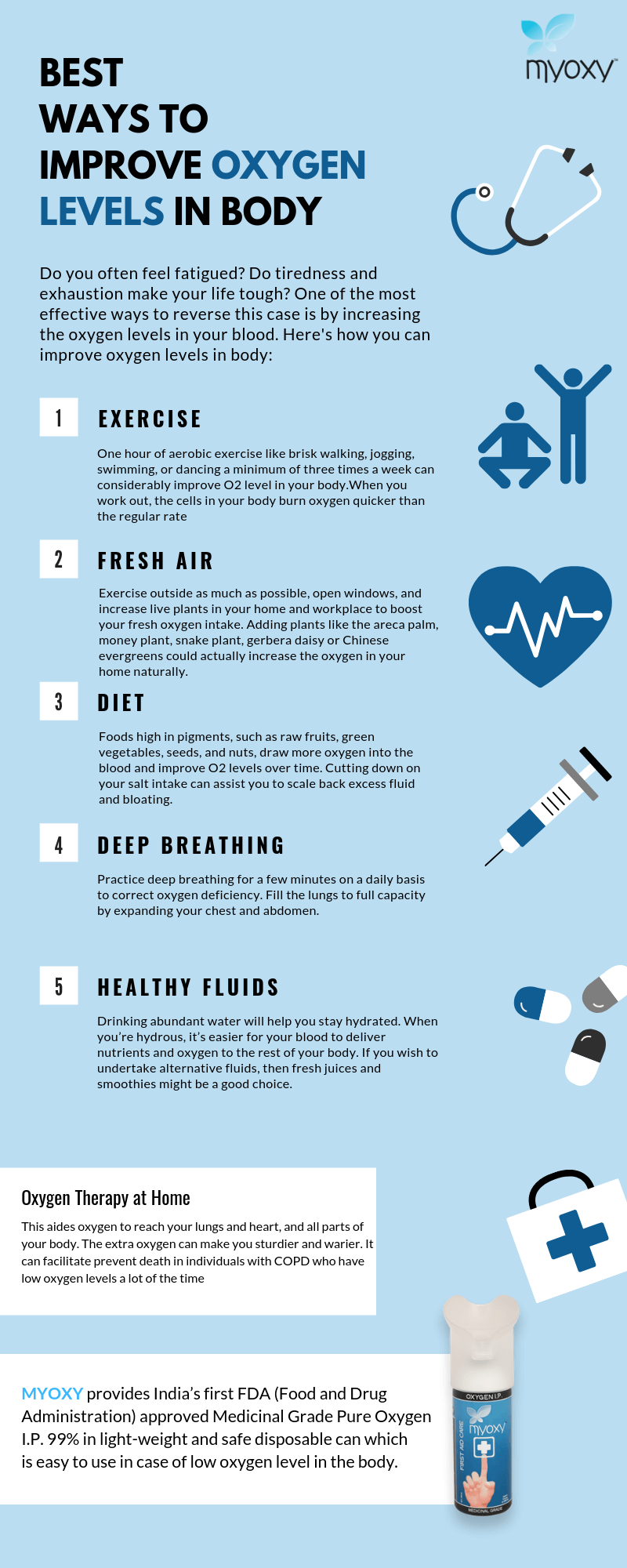 5 Simple Practices That Help Improve Oxygen Levels In The Body